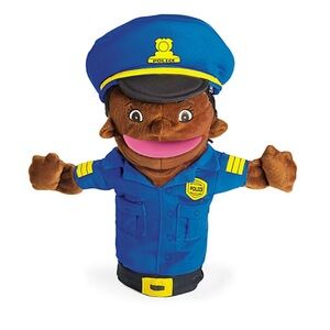 Lakeshore | Toys | Lets Talk Police Officer Community Helper Puppet ...